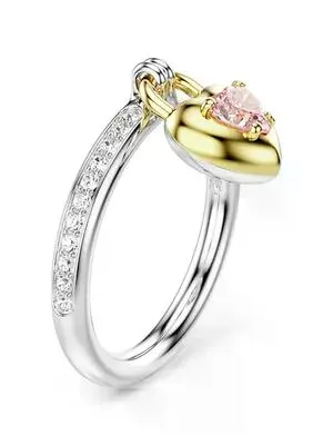 SWAROVSKI Idyllia Heart-charm Pavé-set Rings