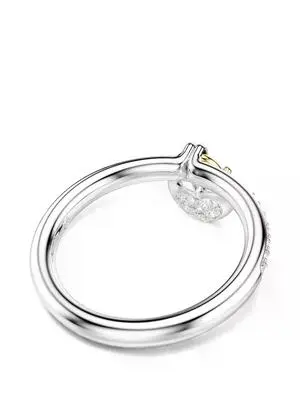 SWAROVSKI Idyllia Heart-charm Pavé-set Rings