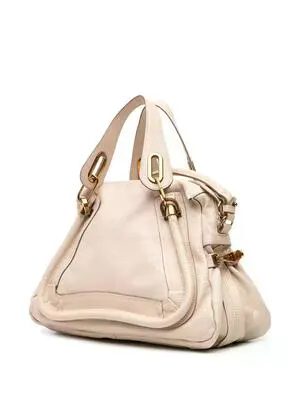 Chloé 2013 Medium Leather Paraty Satchel - White