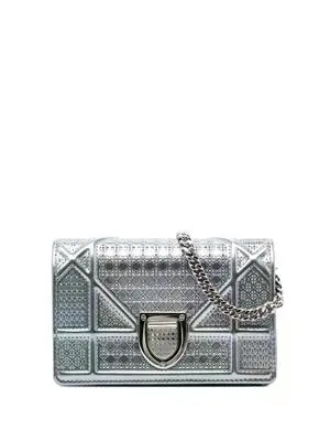 DIOR Christian Dior Microcannage Diorama Flap Crossbody Bag