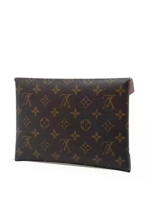 LOUIS VUITTON 2019 Monogram Pochette Kirigami Gm Clutch Bag - Brown