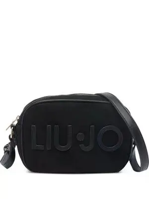 Liu Jo Logo Appliqué Shoulder Bag - Black