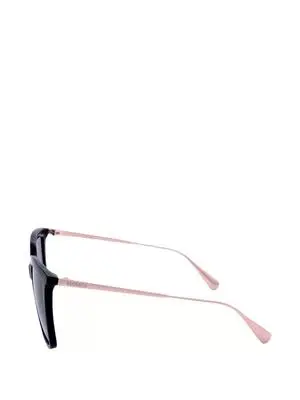 MAX&CO. Square Frame Sunglasses With Gold Tone Hardware
