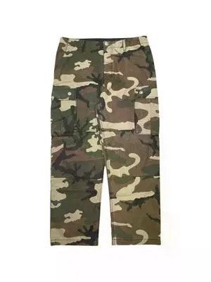 Chrome Hearts Leather Cross-patch Cargo Pants