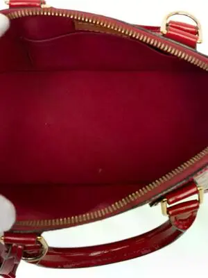 LOUIS VUITTON 2014 Monogram Vernis Alma Bb Satchel
