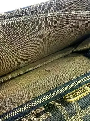 Fendi 20th Century Zucca Canvas Shoulder Bag