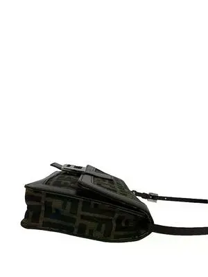 Fendi Zucca Canvas Shoulder Bag