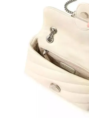 Pinko Quilted Love Bag Shoulder Bag - Neutrals