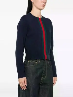 Gucci Web-stripe Wool Sweater
