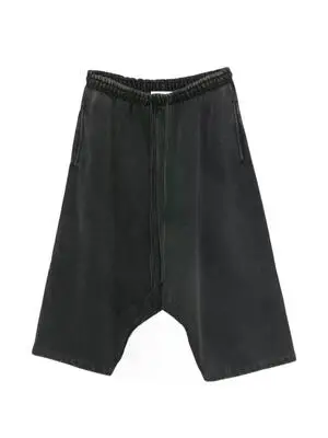 ENTIRE STUDIOS Faded Drop-crotch Shorts