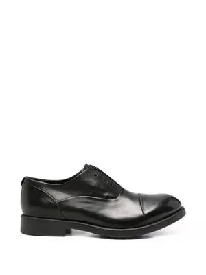 LEQARANT Cap-toe Leather Loafers