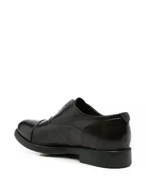 LEQARANT Cap-toe Leather Loafers