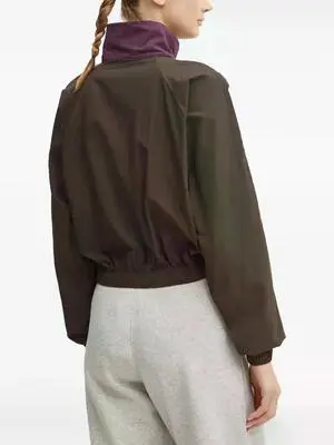 REEBOK Logo-embroidered Colour-block Jacket