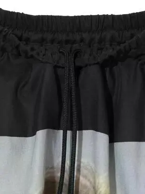 Undercover Graphic-print Pleated-hem Skirt