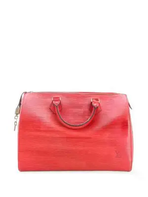 LOUIS VUITTON Speedy Handbag Epi Leather - Red