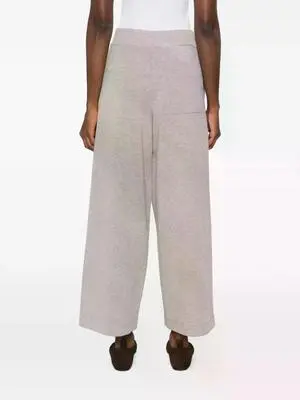YERSE Wide-leg Jersey Trousers