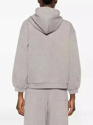 YERSE Tie-detail Hooded Hoodie