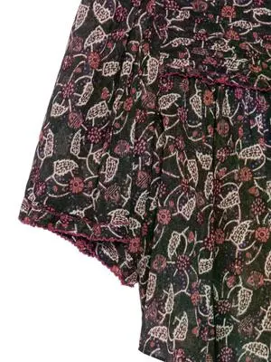 MARANT ETOILE Floral-print Ruffled Blouse