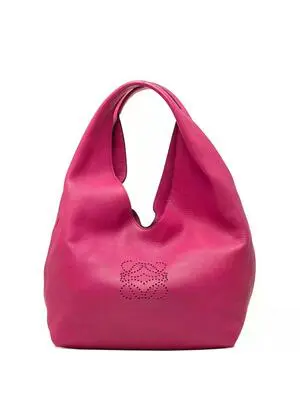 Loewe Calfskin Anagram Dunas Hobo Shoulder Bag