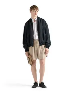 Prada Silk Bomber Jacket