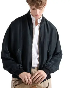 Prada Silk Bomber Jacket