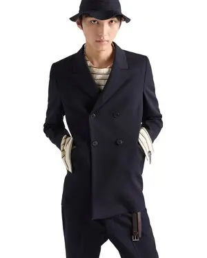 Prada Double-breasted Wool Jacket