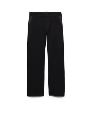 Prada Fleece Pants With Re-nylon Details