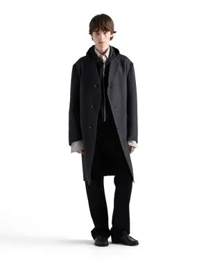 Prada Fleece Pants With Re-nylon Details