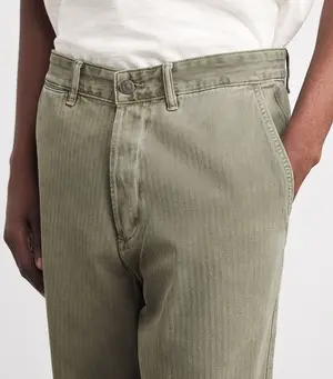 Citizens Of Humanity Cotton Herringbone Belgian Chinos