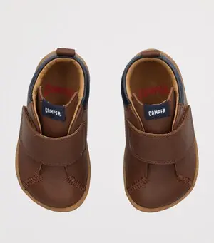 Camper Leather Peu Ankle Boots