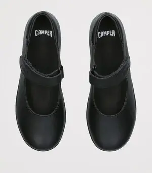 Camper Leather Spiral Comet Mary Janes