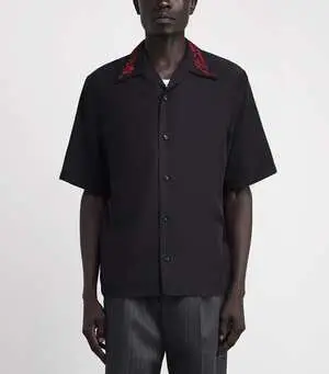 Amiri Embroidered-collar Shirt