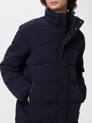 Emporio Armani Knee-length Water-repellent Quilted Down Jacket