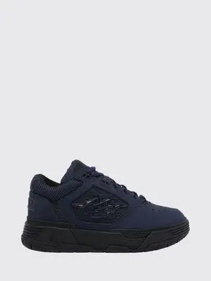 Amiri Ma-94 High-top Leather And Mesh Sneakers With Contrast Logo - Blue