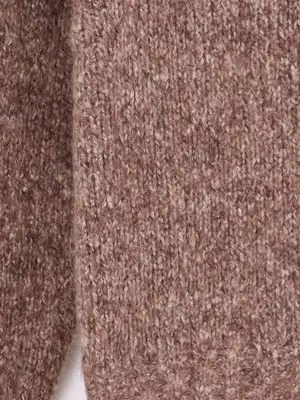 Brunello Cucinelli Slim Fit Cashmere And Silk Turtleneck Sweater - Brown