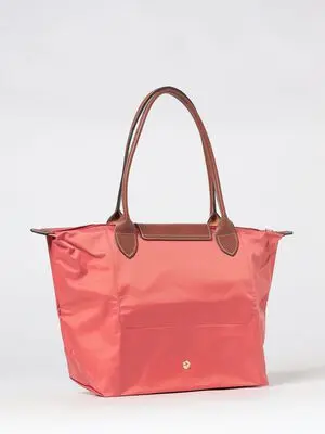 Longchamp Le Pliage Original Shoulder Bag In Recycled Nylon With Leather Handles - Red