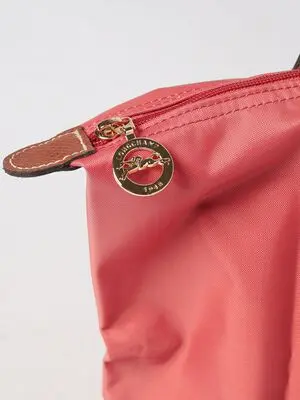 Longchamp Le Pliage Original Shoulder Bag In Recycled Nylon With Leather Handles - Red