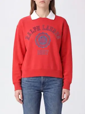 Polo Ralph Lauren Polo Ralph Lauren Sweatshirt With Collared Neckline Red
