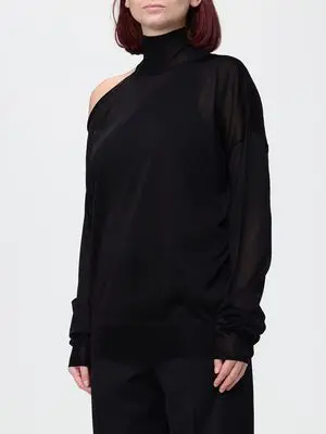 Fendi Cut-out Shoulder Turtleneck Sweater