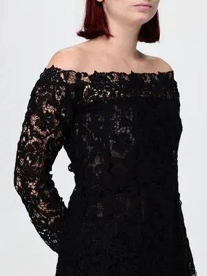 Fendi A-line Lace Midi Dress