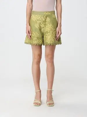 La DoubleJ Floral Embroidered Shorts