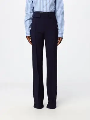 Elisabetta Franchi High-waisted Skinny Stretch-crêpe Trousers - Blue