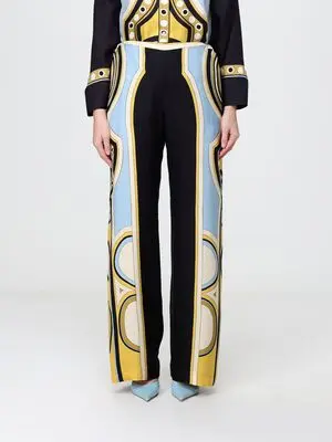 La DoubleJ Printed Wide Leg Trousers