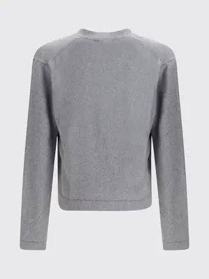 VIVIENNE WESTWOOD Orb Logo Cotton And Cashmere Cardigan - Grey