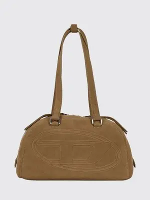 DIESEL® Suede Shoulder Bag - Brown