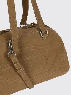 DIESEL® Suede Shoulder Bag - Brown