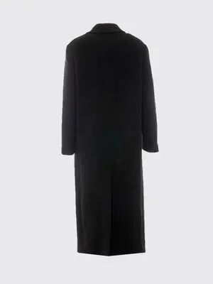 Pinko Double Breasted Tailored Overcoat - Black