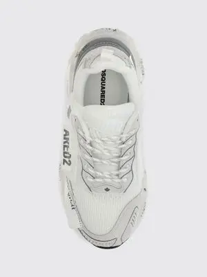 Dsquared2 Trainers With Graphic Detailing - White 1
