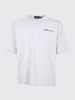 Polo Ralph Lauren Crewneck Cotton T-shirt With Contrast Logo - Grey