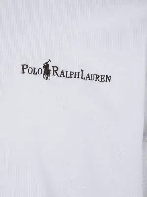 Polo Ralph Lauren Crewneck Cotton T-shirt With Contrast Logo - Grey